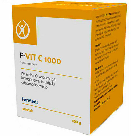 F-VIT C 1000 ForMeds 400 porcji Witamina C Kwas L-askorbinowy ...
